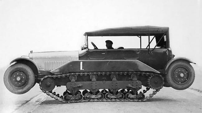 1926 Wolseley-Vickers tracked car - photos - HomemadeTools.net